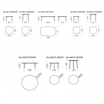 Pedrali Malmö Tisch MLT online bestellen | im aoshop.de online kaufen