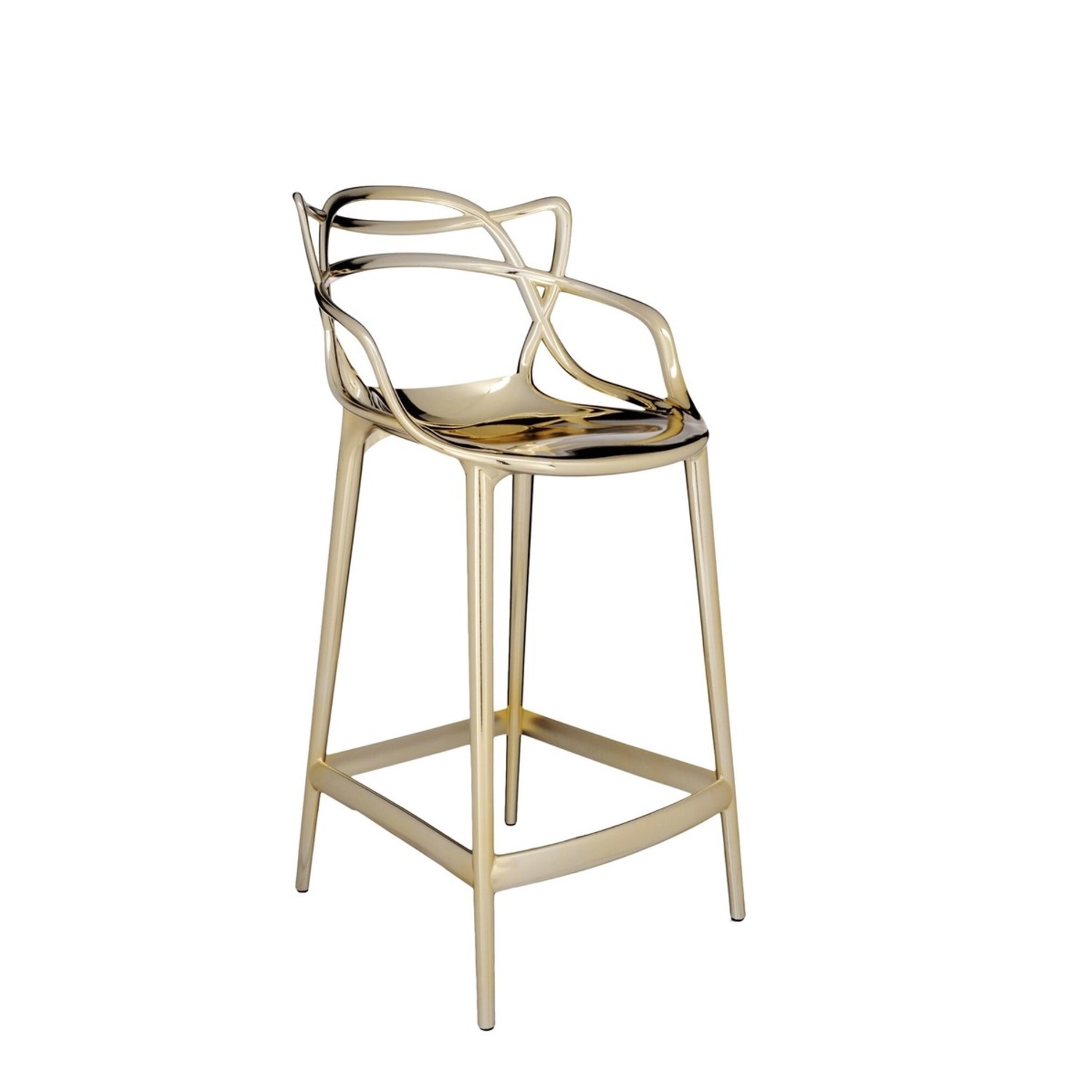 Kartell Barhocker Masters Metallic gold Sitzhöhe 65cm 5849GG - hier ...