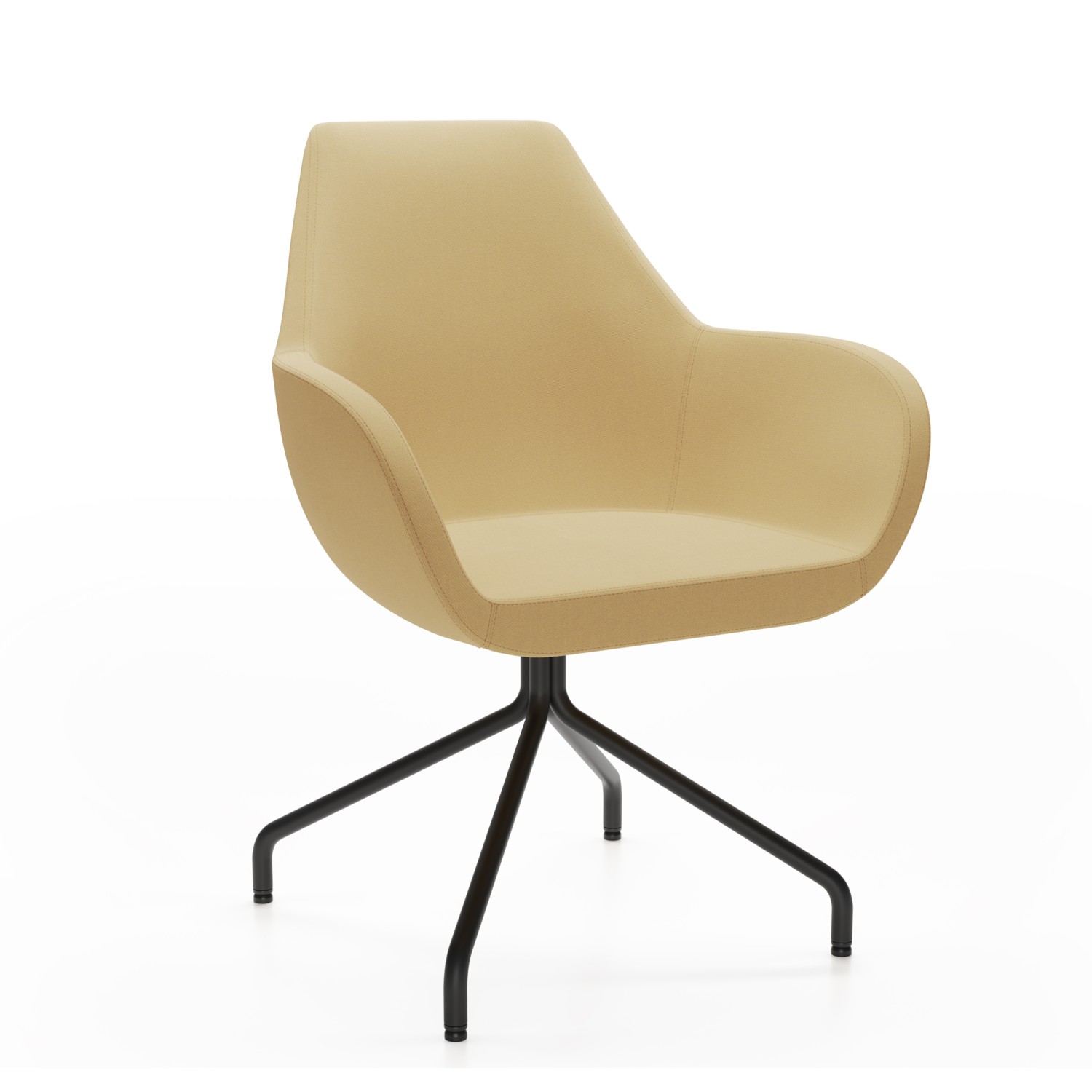 Profim Sessel Fan10H mit Spinnenfuß Gleiter, nicht drehbar ...