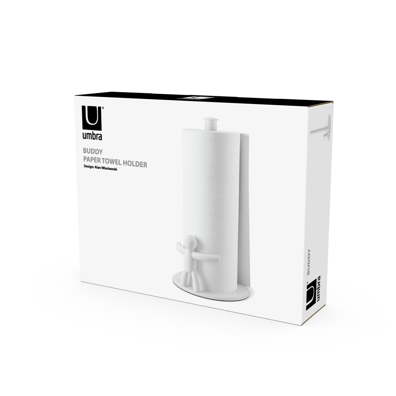 Umbra Küchenrollenhalter Buddy weiß | im aoshop.de online kaufen