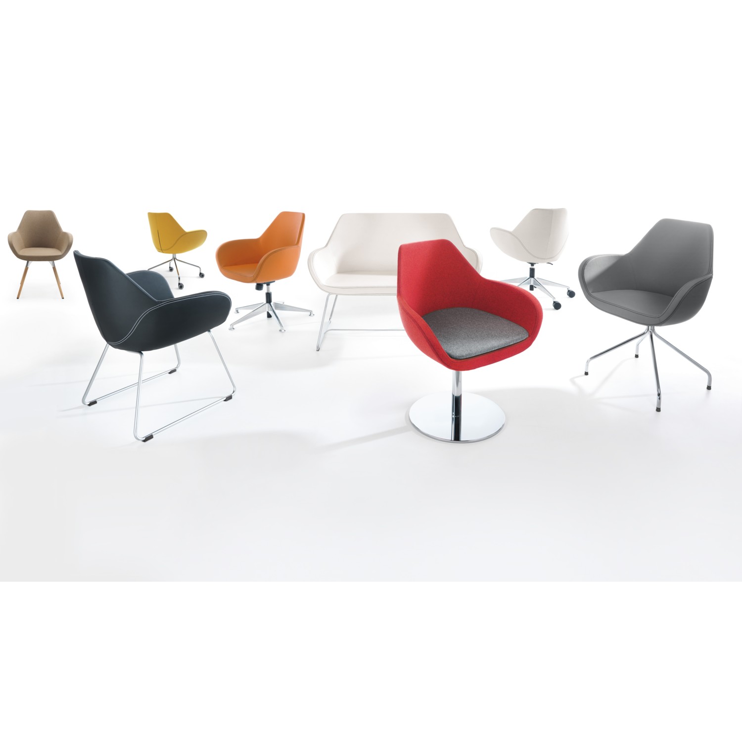 Profim Sessel Fan 10HC mit Spinnenfuß Rollen konfigurierbar | im aoshop ...